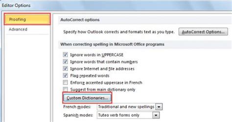 How To Add Or Remove Words In Outlook Custom Dictionary