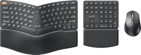 Protoarc Ergonomic Wireless Keyboard And Mouse Split Rechargeable 92 15 Picclick Au