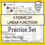 Forms Of Linear Functions Practice Set By Teach Simple