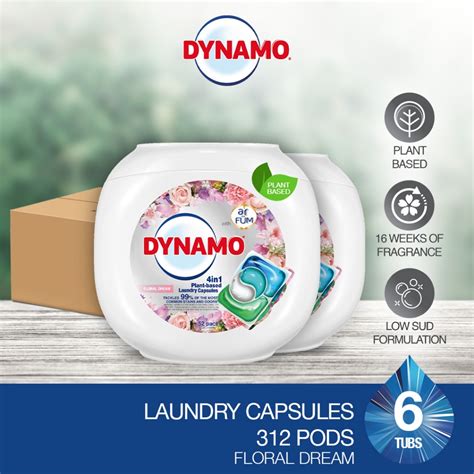 New Launch Dynamo X Ar FÜm 4in1 Plant Based Laundry Capsules 52 Pods