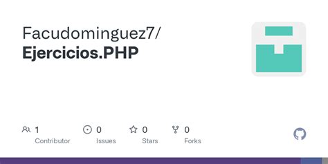 Github Facudominguez7ejerciciosphp