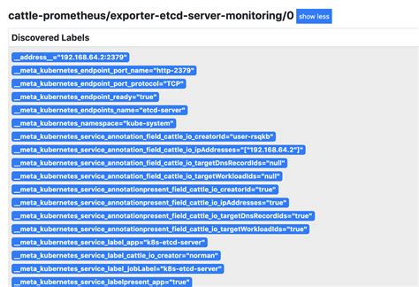 Rancher 自带监控收集导入 K8s 集群的 Etcd 数据 It老男孩