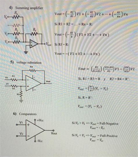 Solved 4 Summing Amplifier Vout
