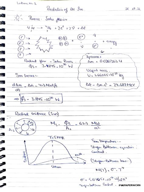 Solar Energy Lecture Notes Pdf