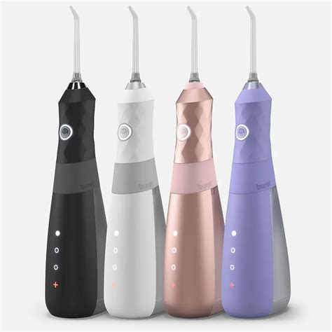 Burst Cordless Water Flosser 3 Flossing Modes Travel Case 80 Day