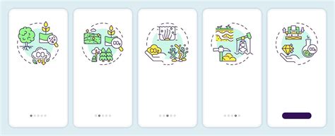 Carbon Sequestration Types Onboarding Mobile App Screen Walkthrough 5