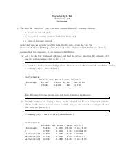 Hw2 2014 Statistics 641 Fall Homework 2 Solutions 1 The Data File Data2 Csv In Csv Format