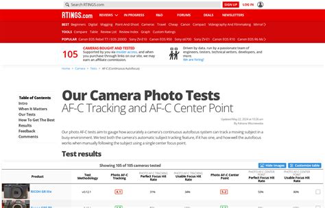 Our Camera Photo Tests Autofocus