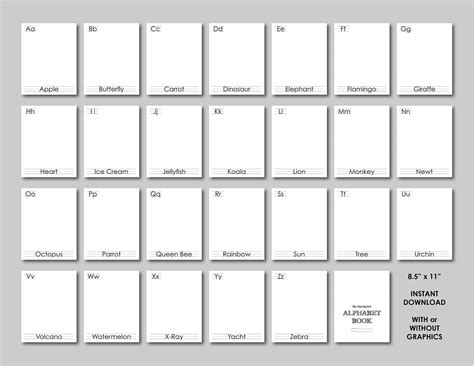A Z Alphabet Handprint Booklet Alphabet Handprint Keepsake Alphabet Handprint Art Instant