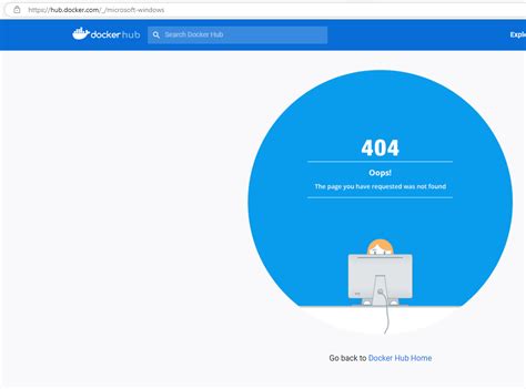 Windows Containers Missing From Dockerhub · Issue 319 · Microsoft