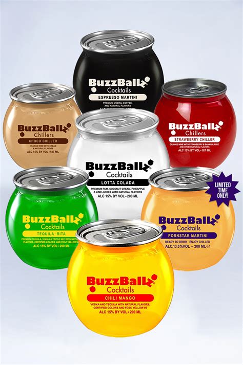 Buzzballz 6 Bottle Pack Mix And Match Just Drinks