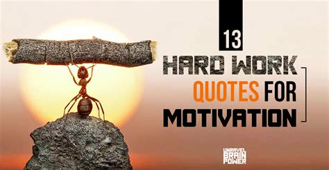 13 Hard Work Quotes For Motivation Unravel Brain Power