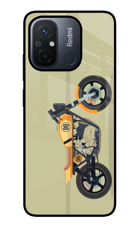 Buy Now Vertical Speedster Glass Case For Redmi 12c Online Casekaro