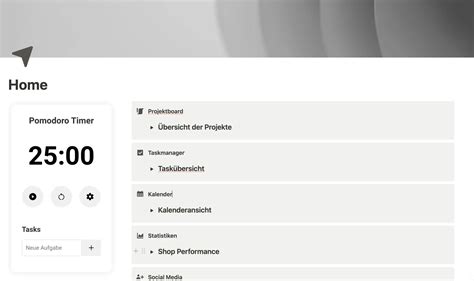 Notion Timer für dein Dashboard MindSnapz de