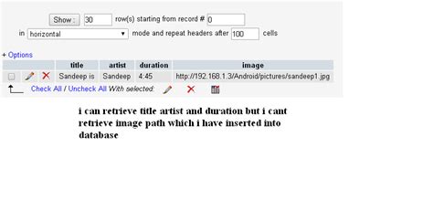 Php Android Cant Retrieve The Image Url From Mysql Database And