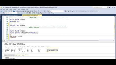 Ddl Command In Sql Server Commands Part 1 Next Dml Command In