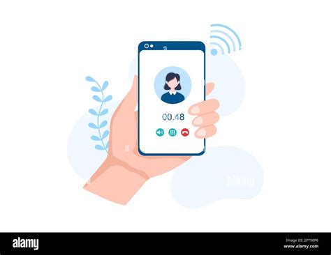 Voip Or Voice Over Internet Protocol With Telephony Scheme Technology And Network Phone Call