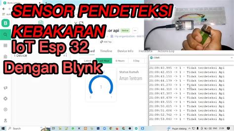 Tutorial Membuat Alat Pendeteksi Kebakaranapimenggunkan Flame Sensoresp 32output Ke Blynk