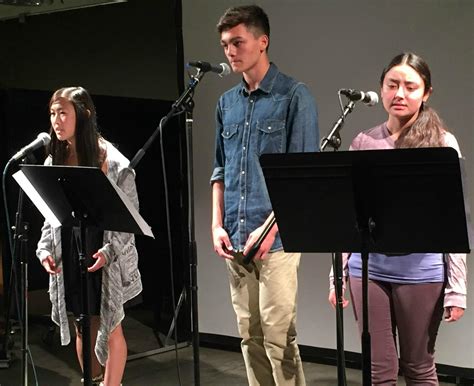 Divulgence Performs In Poetry Contest The Talon