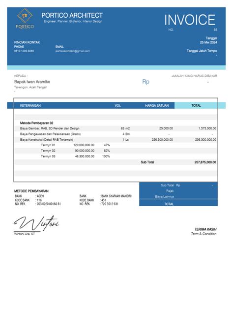 Invoice 2 Rab Tkg Deal Pdf