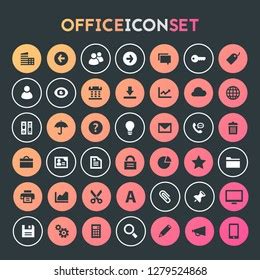 Set Buttons Icons Ui Applications App Stock Vector Royalty Free