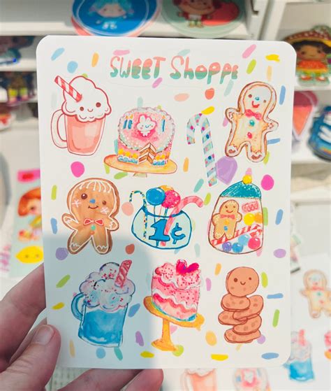 Sweet Shoppe Sticker Sheet Neat Stuff Sticker Club