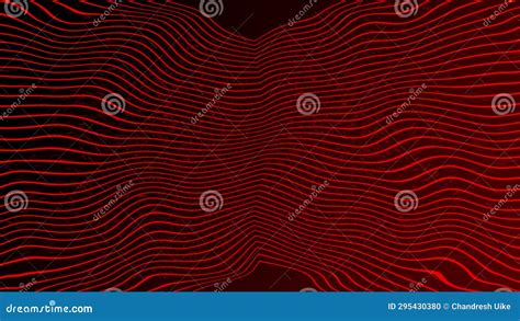 Red Color Wavy Lines With Wavy Particles Background Stock Footage Video Of Elegant Graphics