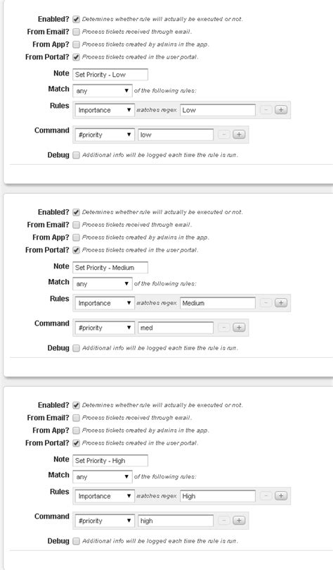 Ticket Rules For Assigning Priority Are Not Working Spiceworks Support Spiceworks Community