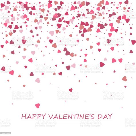 해피 발렌타인 카드입니다 심 혼의 색종이와 낭만적인 구성입니다 흰색 바탕에 하트와 아름 다운 배경입니다 벡터 일러스트 레이 션 2월에 대한 스톡 벡터 아트 및 기타 이미지