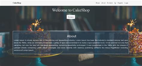 Github Yordandobrev97cakeshop Online Cake Shop Built With Reactjs