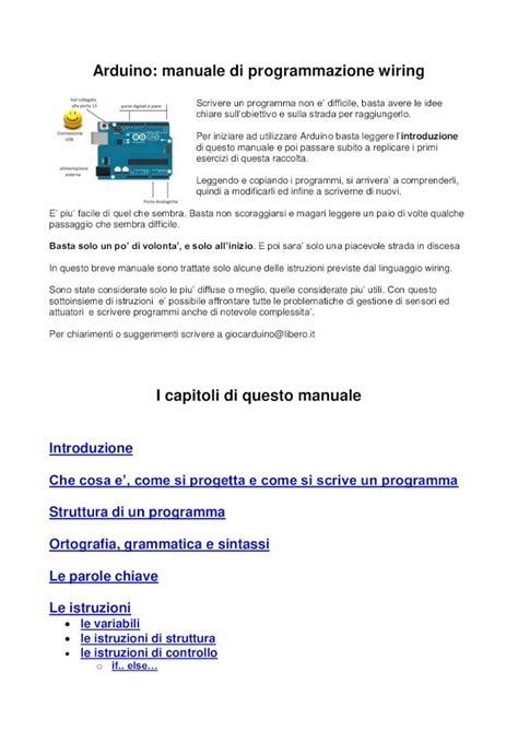 Pdf Arduino Manuale Di Programmazione Wiring Arduino Manuale Di Programmazione Wiring Che