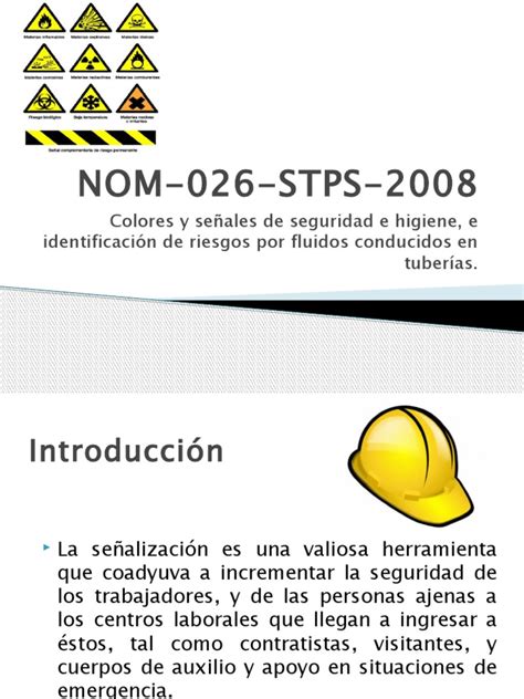 Nom 026 Stps 2008 Pdf Riesgo Naturaleza