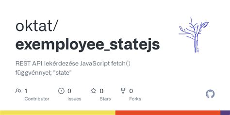 Github Oktatexemployeestatejs Rest Api Lekérdezése Javascript