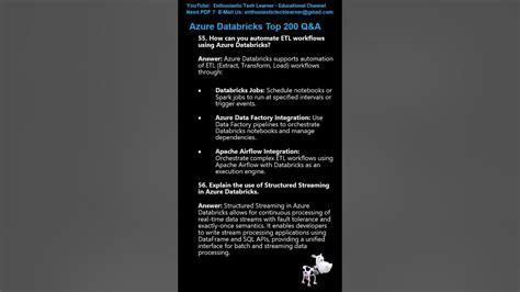 mastering azure databricks interview questions part 28 youtube