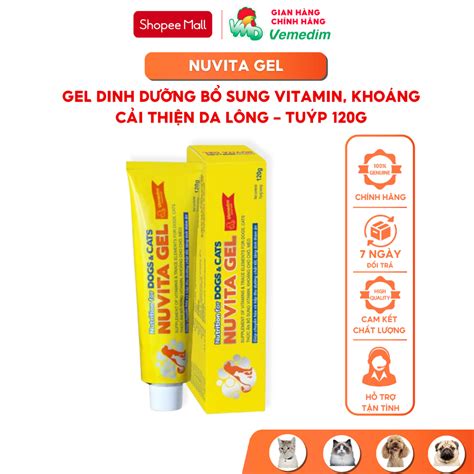 Vemedim Nuvita Gel B Sung Dinh D Ng Vitamin Kho Ng Cho Ch M O Tu P Nh M G Shopee Vi T Nam
