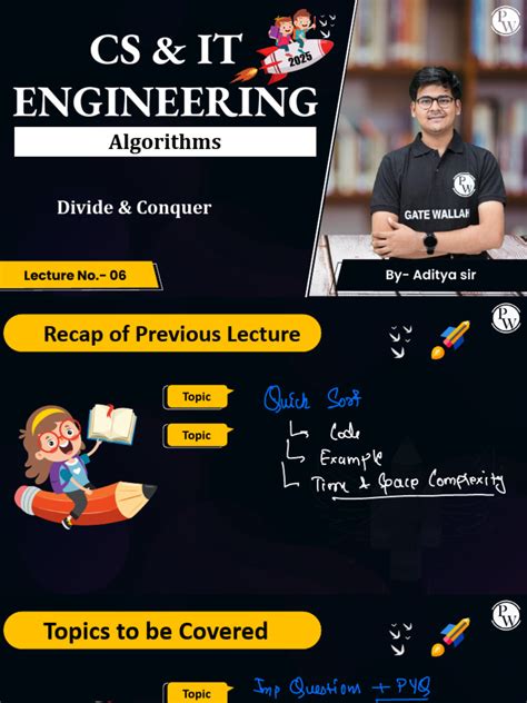 Divide And Conquer 06 Class Notespdf Pdf Theoretical Computer