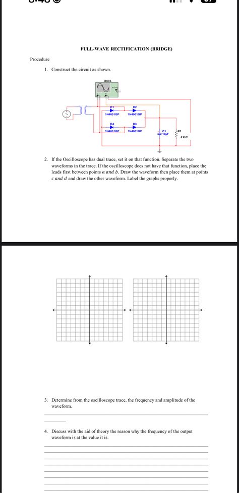 Full Wave Rectification Bridge Aim The Aimof This
