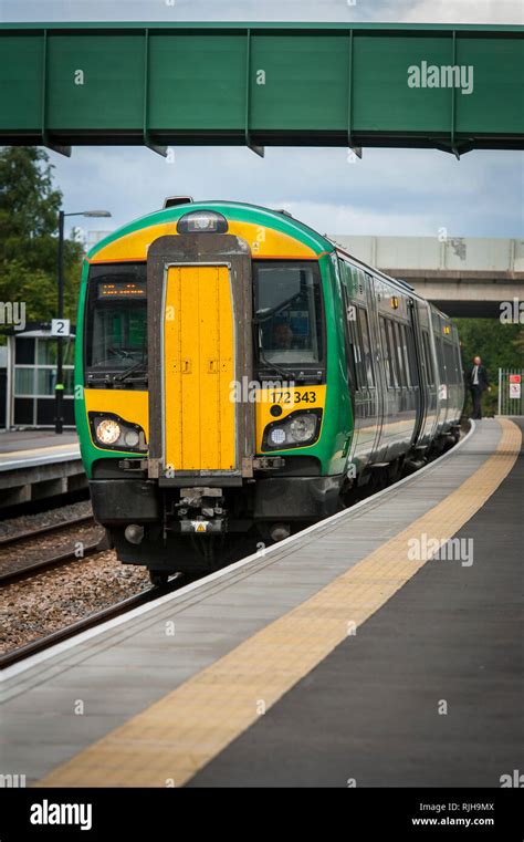 Class 172 Turbostar Passenger Train In London Midland Livery Waiting At
