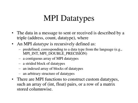 Ppt Mpi Concepts And Topology Powerpoint Presentation Free Download