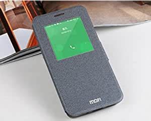 Defender MOFI Premium Luxury Hard Slim Window Stand Flip Cover Case For Meizu M Note Grey