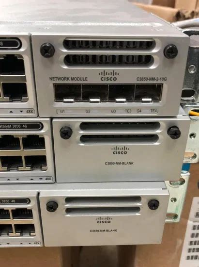 Cisco C3850 Nm 2 10g Cisco Catalyst 3850 2 X 10ge Ethernet Module Switch Optical Fiber Network