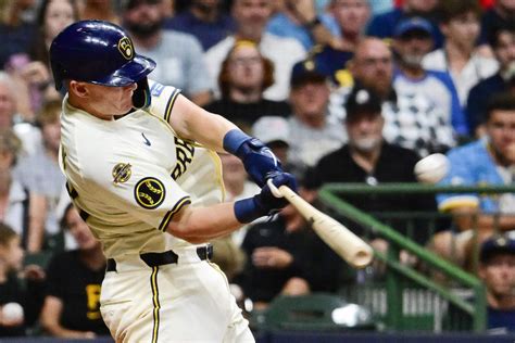 Milwaukee Brewers Andrew Vaughns 4 Hit Game Might Have Snuffed