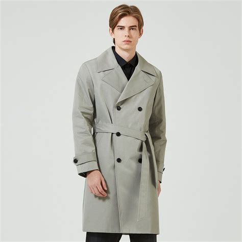 남성 베이지 세미오버핏 트렌치코트 감도 깊은 취향 셀렉트샵 29cm