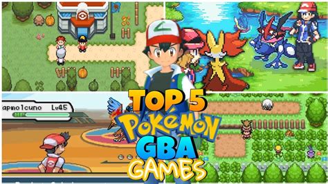Top 5 Best Gba Pokemon Games New Pokemon Gba Games Youtube