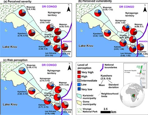 Spatial Variation Of A Perceived Severity B Perceived Download Scientific Diagram