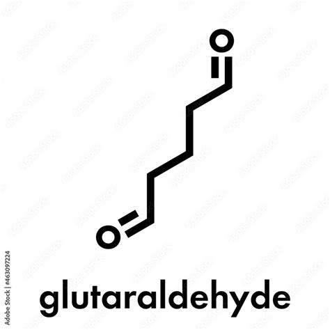 Glutaraldehyde Glutaral Disinfectant Molecule Used In Disinfection