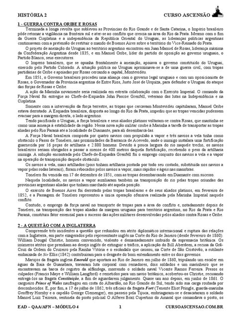 Ead Qaa Afn Histã Ria Mã Dulo 4 Brasil Material Apostila Pdf Navios De Guerra