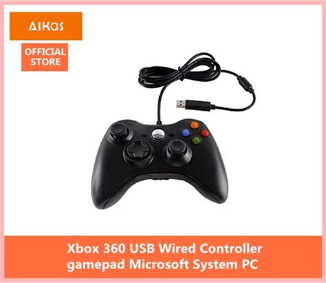 Xbox 360 Usb Wired Controller Gamepad Microsoft System Pc Shopee Malaysia