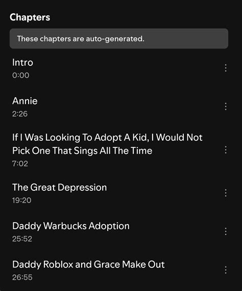 Spotify Automatically Generated Chapters For My Podcast Episode About The 1982 Annie Movie