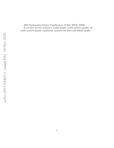 Pdf Convergence Of Equilibrium Measures Corresponding To Finite
